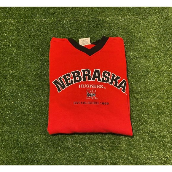 Lee | Shirts | Vintage Nebraska Cornhuskers Sweatshirt Xxl V Neck ...
